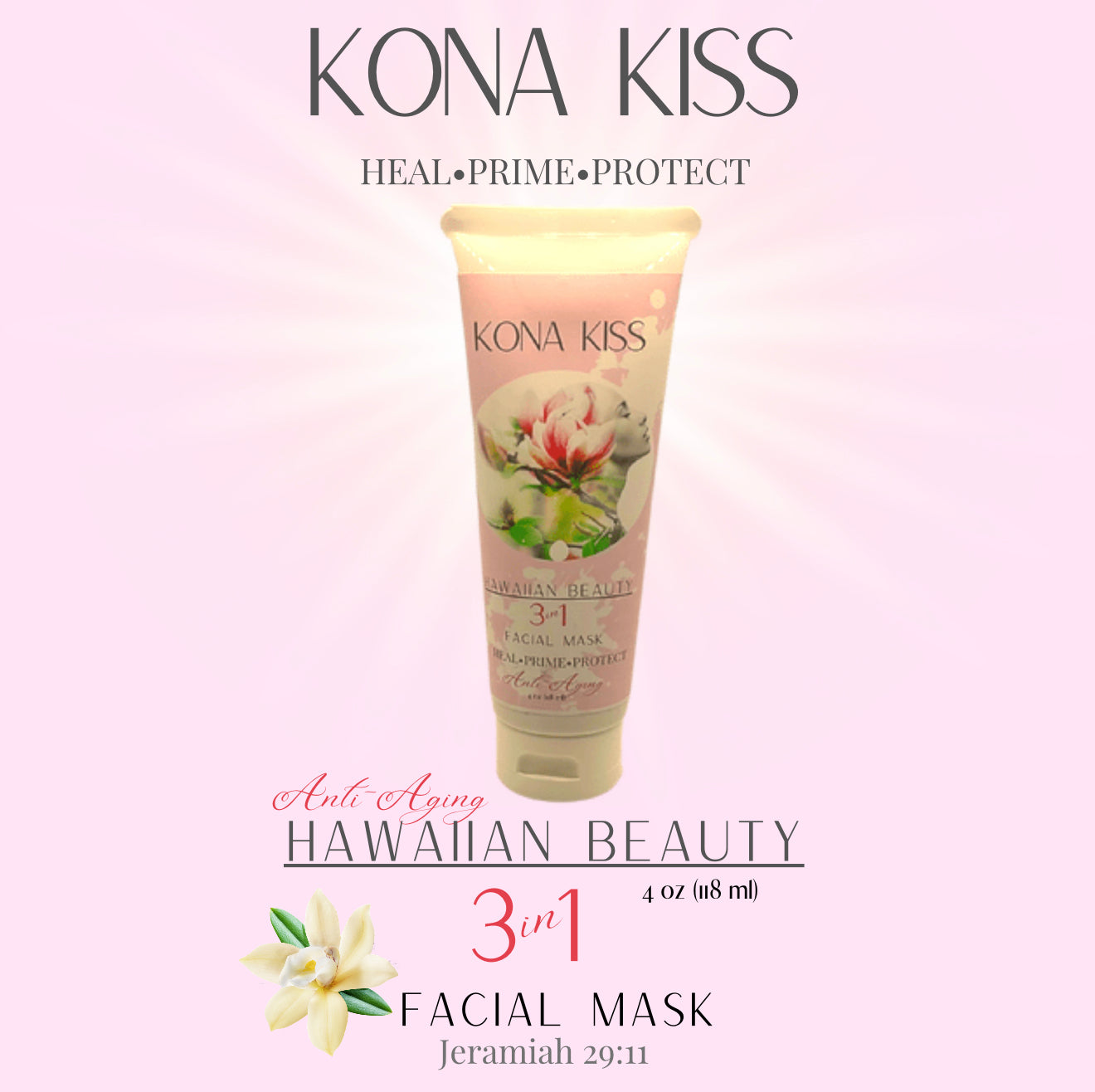 HAWAIIAN BEAUTY 3-1 MASK – Kona Kiss